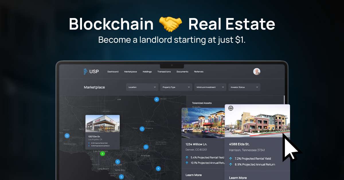 USP Tokenized Real Estate Platform | Invest in real estate in 5 minutes.